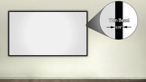 S7-169120-2GS Silver Ticket Thin Bezel, 120", 16:9 Grey Material ...