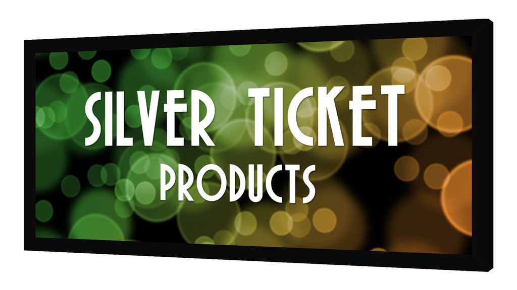 STR-235158 Silver Ticket 158" Diagonal, 2.35:1 Cinematic Anamorphic, 4 ...